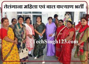 WDCW Telangana Anganwadi Bharti 2024 तेलंगाना महिला एवं बाल कल्याण ...